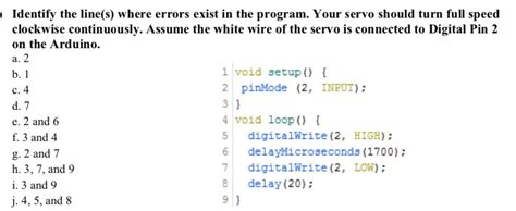 solved identify the line s where errors exist in the program your
