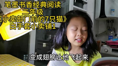 笔墨书香经典阅读二年级《小卖部门前的7只猫》白手套小卖铺1拾忆童年 嫣宝爱语文 教育视频 搜狐视频