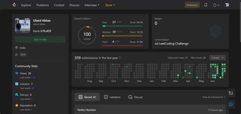Ubaid Abbas On Linkedin Leetcode Problemsolving Continuouslearning