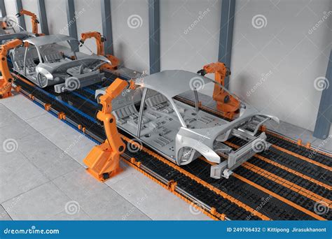 Automobile Assembly Factory Car Assembly Conveyor Manufacturing
