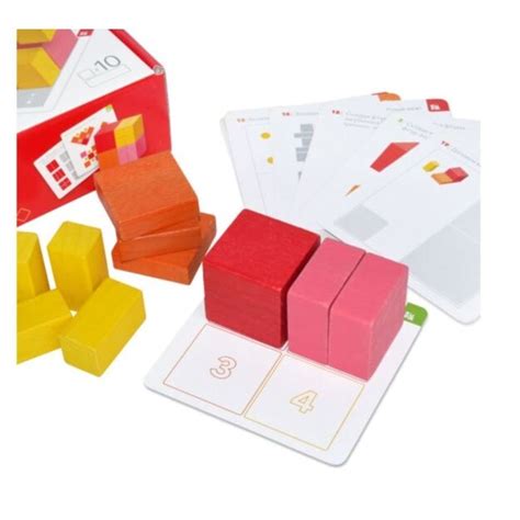 Wooden Logic Blocks Parts And Whole 10 Pcs Kinders Lt
