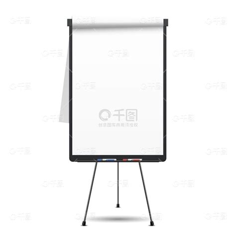 白板免抠元素 空白挂图。白板和空纸、演示文稿和研讨会，纸张白色 素材免费下载 626像素 Ai格式 编号45949396 千图网