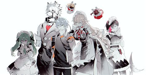 Ellen Joe Von Lycaon Wise Corin Wickes And Alexandrina Sebastiane Zenless Zone Zero Drawn