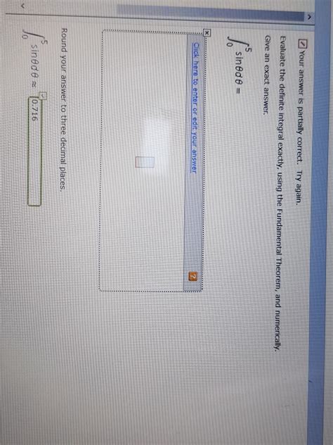 Solved Evaluate The Definite Integral Exactly Using The