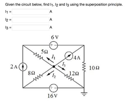 Solved Given The Circuit Below Find L L And L Using The Chegg Com
