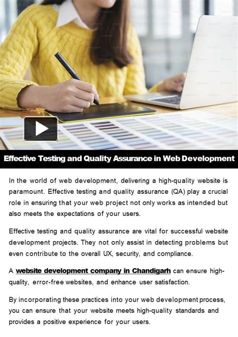 Ppt Effective Testing And Quality Assurance In Web Development Powerpoint Presentation Free