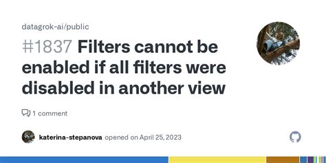 Filters Cannot Be Enabled If All Filters Were Disabled In Another View · Issue 1837 · Datagrok
