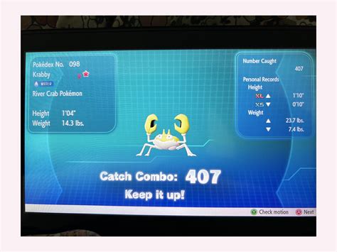 Shiny Krabby Acquired Now To Rock Tunnel R Pokemonletsgo