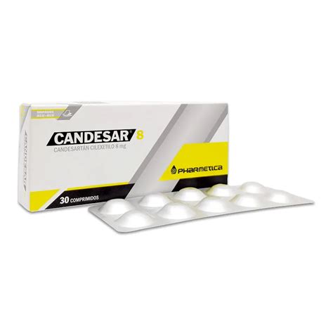 Candesar 8 Candesartan Cilexetilo 8 Mg Cont 30 Comprimidos Punto Farma