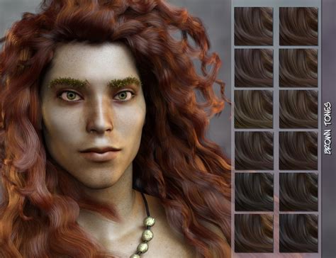 Ab Natural Hair Shaders Daz 3d