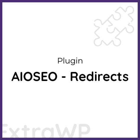 aioseo redirects extrawp