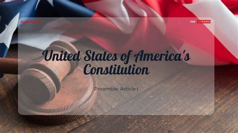 Us Constitution Preamble Article I Constituição Dos Estados
