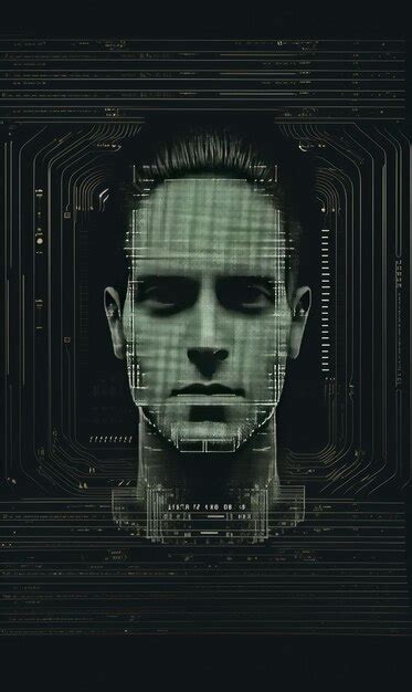 Premium Photo Aesthetic Fusion Embodied Geometry Unleashing The Artistry Of Vintage Vhs Motion