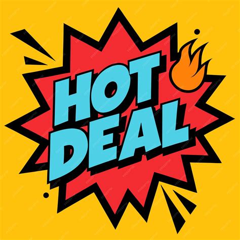 Hot Deal Graphic For Sales And Promotions Premium Ai Generated Vector