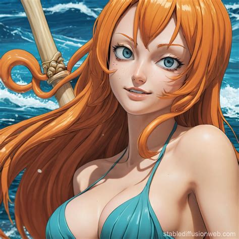 Nami One Piece Character Stable Diffusion Online