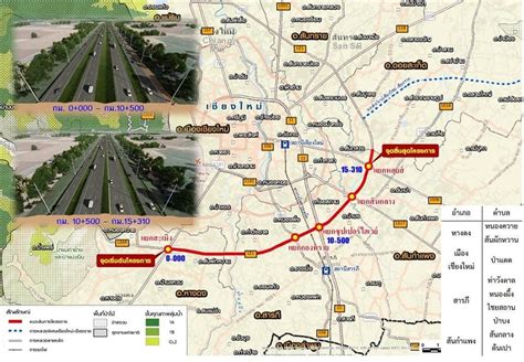 Photo Gallery ทล เปิดแบบขยายถนนวงแหวน จ เชียงใหม่ เท 1 5 พันล้านผุดทางต่างระดับ 5 แยกใหญ่ วิ่ง