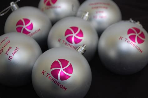Печать на елочных шарах Елочные шары с логотипом Елочный шар с фото