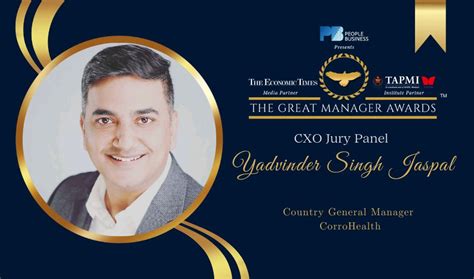Watchout For This Space As Our Country General Manager Yadvinder Singh Jaspal Is Now A Cxo Jury