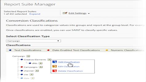 Custom A K A Saint Classification In Adobe Analytics