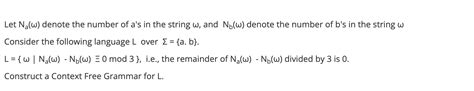 Let L Be A Set Of Strings Of Well Matched And For Chegg