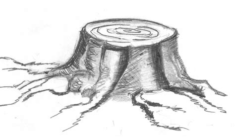 Пенек рисунок 49 фото