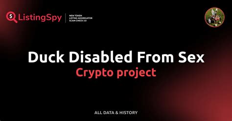 Duck Disabled From Sex Crypto Project Opi Token Listings Events Analysis Listingspy