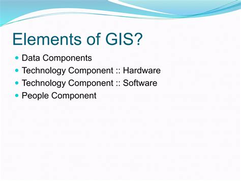 Geographical Information System Gis Pptx