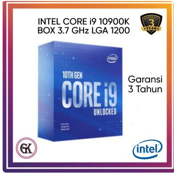 Jual Processor Intel Core I K Box Ghz Lga Garansi Tahun Shopee Indonesia