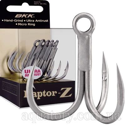 Крючки тройники BKK Raptor-Z - купить в Киеве, Украине, Львове, Полтаве ...