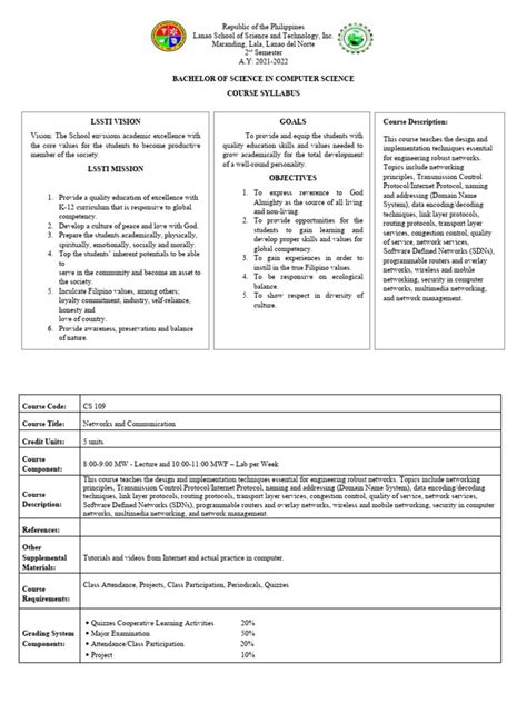 Cs 109 Network And Communication Pdf Computer Network Internet