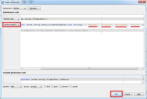 JondoComputing Cómo crear un combo box en Java