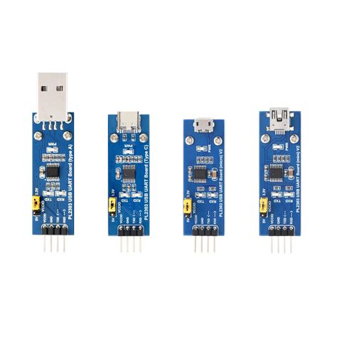 Waveshare Pl2303 Usb To Uart Ttl Communication Module With Mini Usb 4 99