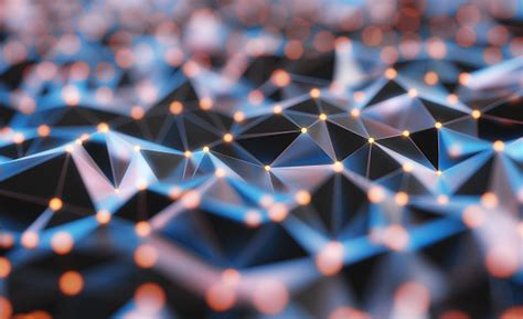 Abstract Particle Background Mess Networkfuturistic Plexus Array Big