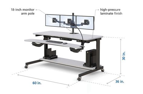 Dual Level Computer Workstation Desk Best Mounting