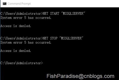 Sql Server重启管理命令行以及sql Server启动的几种方法重启sqlserver Csdn博客