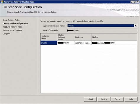 Uninstalling A SQL Server Clustered Instance