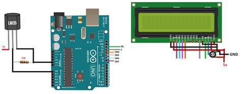 Temperature Sensor Circuit Diagram Lm35 Circuit Diagram