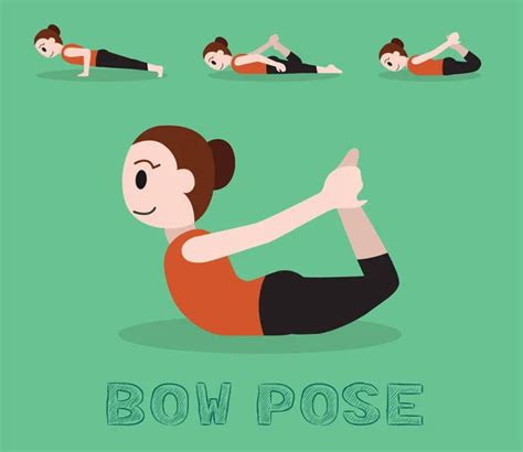 Yoga Tiger Pose Cartoon Vector Illustration Stock Vector By ©punnawich