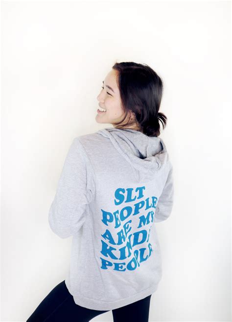 Slt People Zip Up Hoodie Strengthen Lengthen Tone