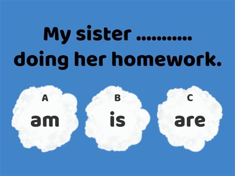 Present Continuous Forms Klasa 6 Quiz