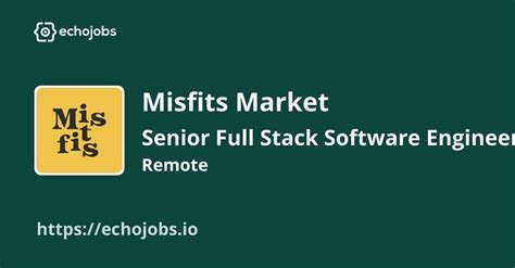 Misfits Market Is Hiring Senior Full Stack Software Engineer Usd 140k