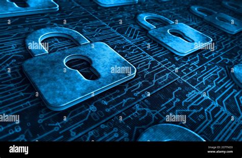 Cyber Security Computer Protection Digital Safety Technology With