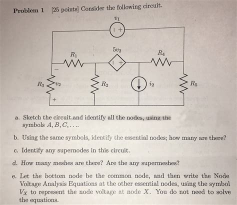 Solved Consider The Following Circuit A Sketch The Chegg