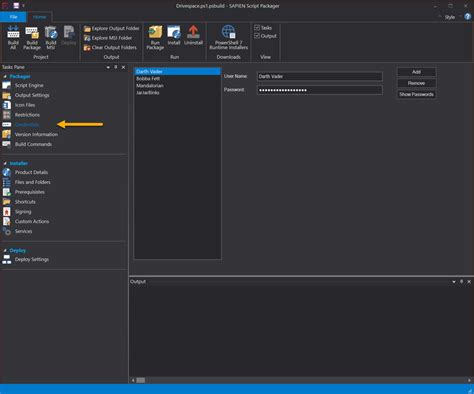 script packaging step by step embedding credentials sapien blog