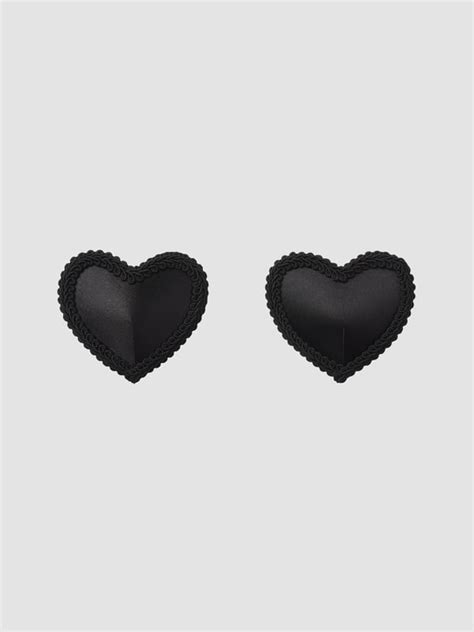 Satin Heart Pasties Savage