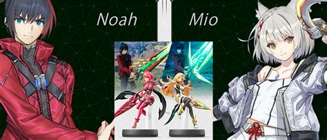 Xenoblade Chronicles Pyra And Mythra Amiibo News And New Noah And Mio