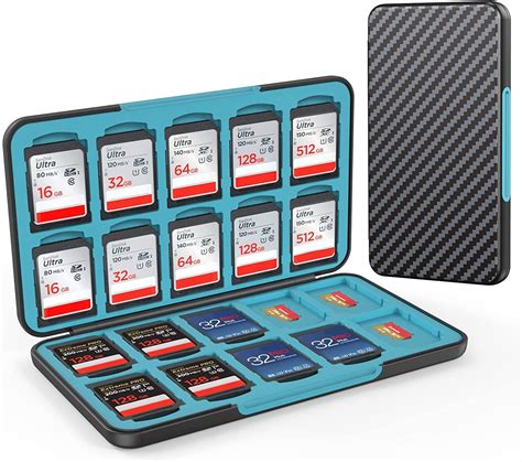 Heiying Memory Card Case For Sdtf Cardsportable Sd Card Holder Storage Case