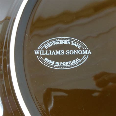 Charger Plates Williams Sonoma 4 Vtg Chocolate Brown Service Plates Be