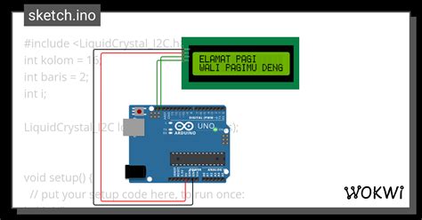 maulidah hasanah {running text} wokwi esp32 stm32 arduino simulator