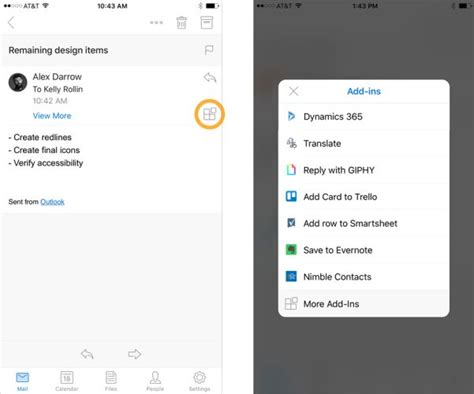 Microsoft Outlook For IOS Gets Add On Support Coming Soon To Android Liliputing
